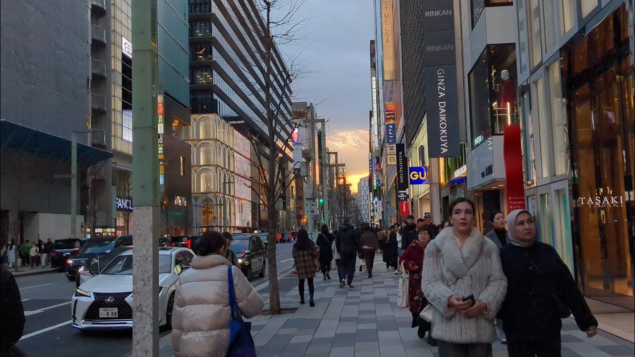 Walking Tour from JR Tokyo Station to Ginza. Japan. - YouTube
