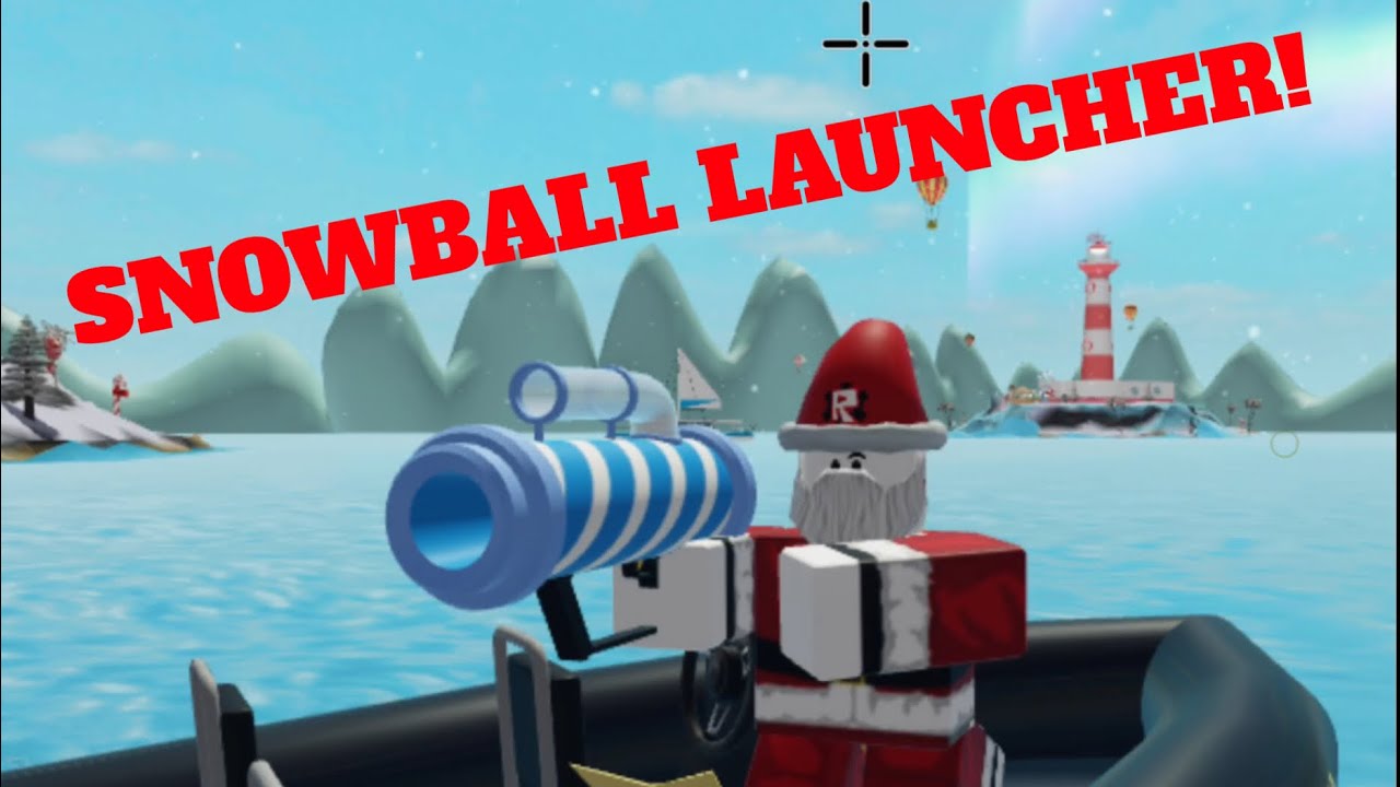 New Snowball Launcher in 2020 Sharkbite Christmas Update! (Timelapse of ...