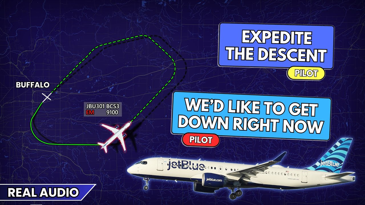 De-icing system failure in icing conditions. JetBlue Airbus A220 ...