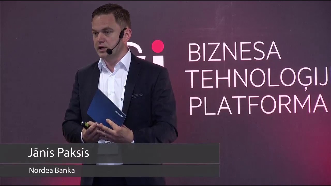 BiSMART konference 24.08. | Jānis Paksis, Nordea banka - YouTube