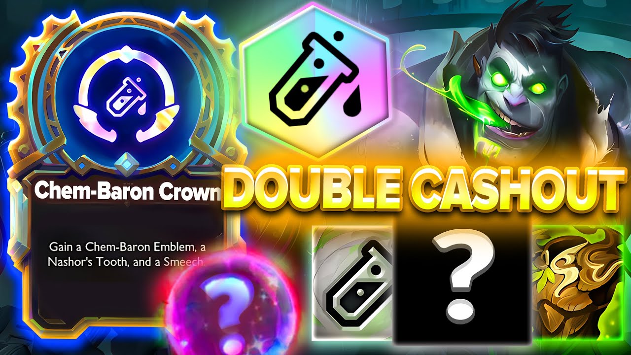 INSANE Double Chem-Baron Cashout Game!!! | Teamfight Tactics Set 13 ...