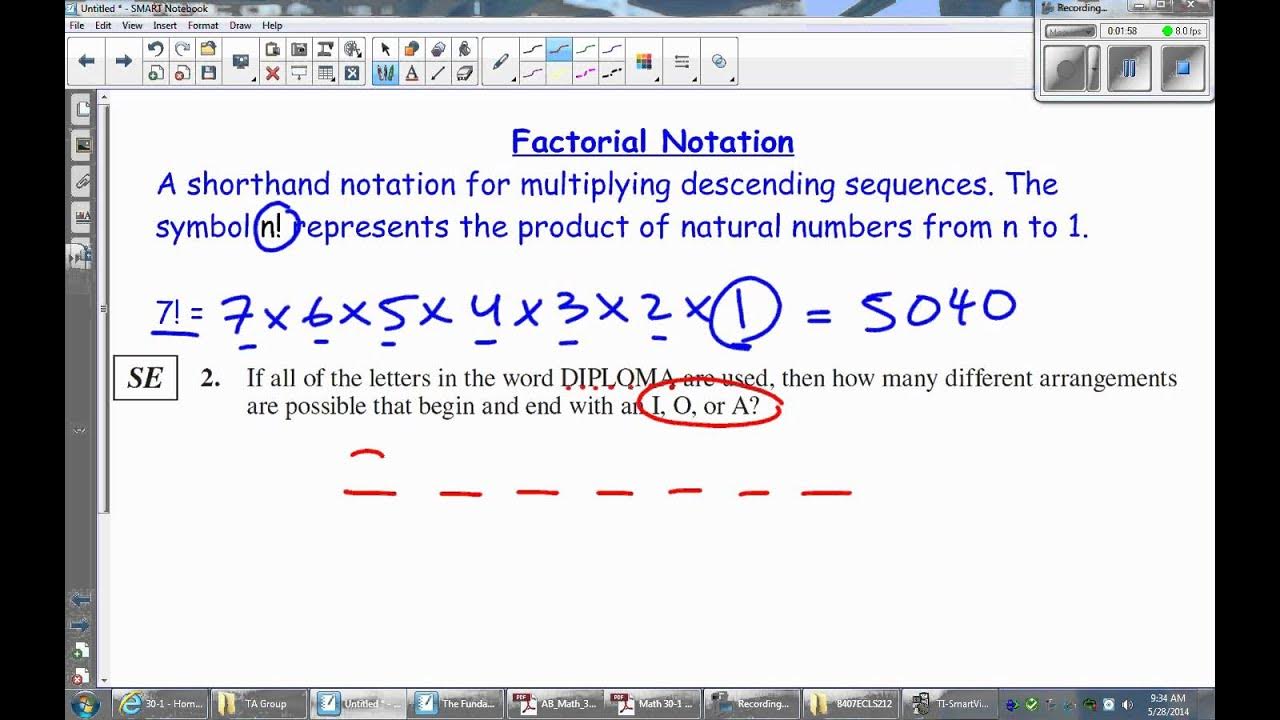 LG08 Lesson 3a Using Factorial Notation and FCP - YouTube