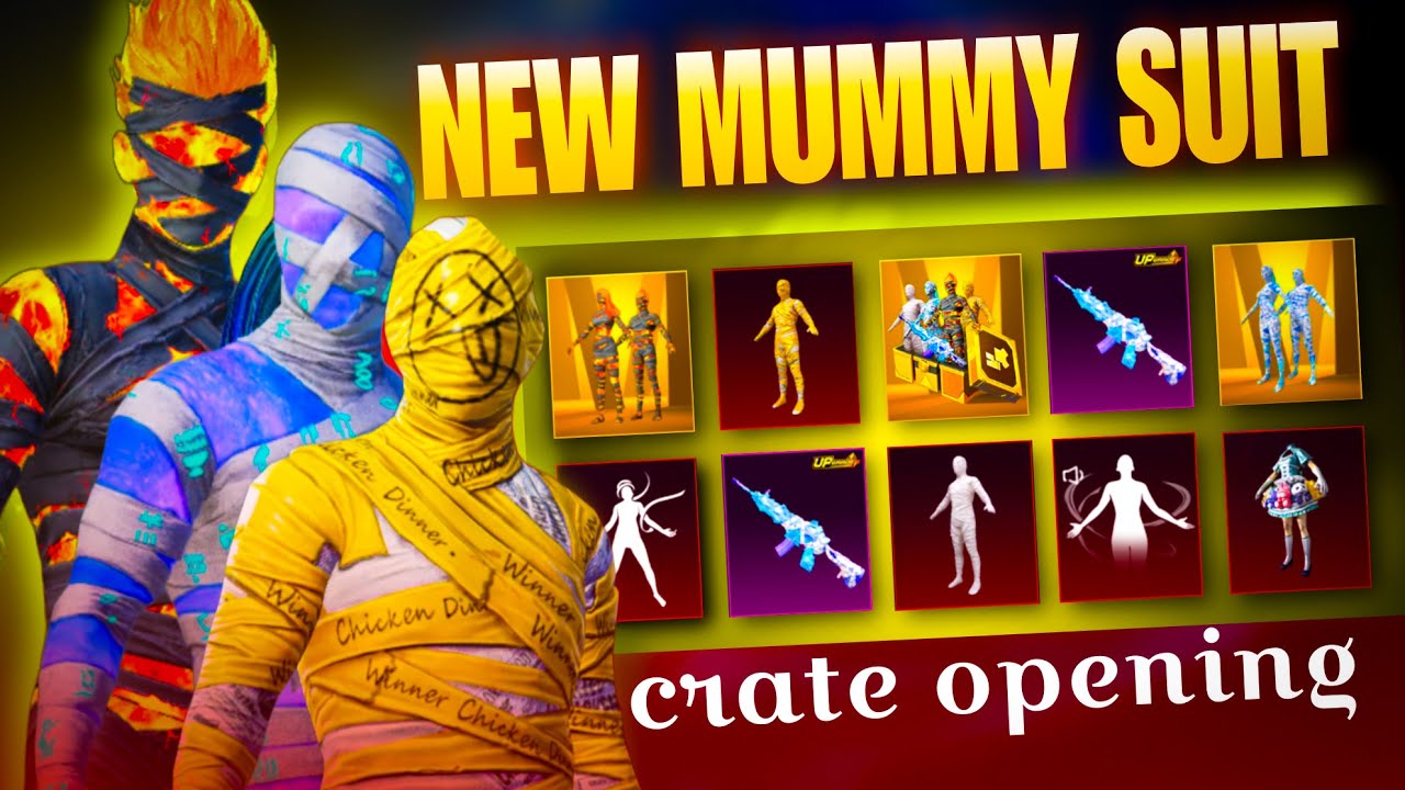 Fire Mummy Suit Crate Opening || Today Luck New Mummy Suit || Unlimited ...
