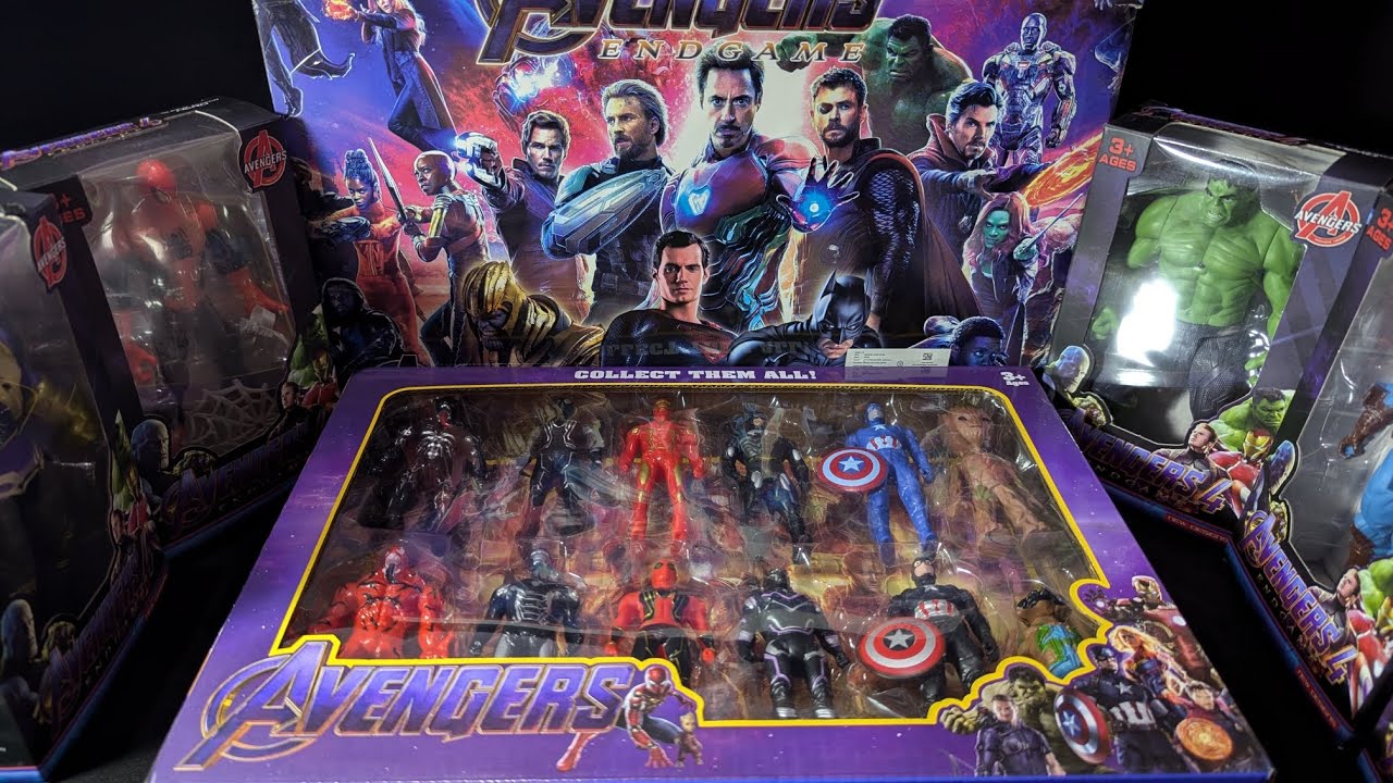 AVENGERS TOYS/Action Figures/Unboxing/Cheap price/Ironman, Hulk, Thor ...