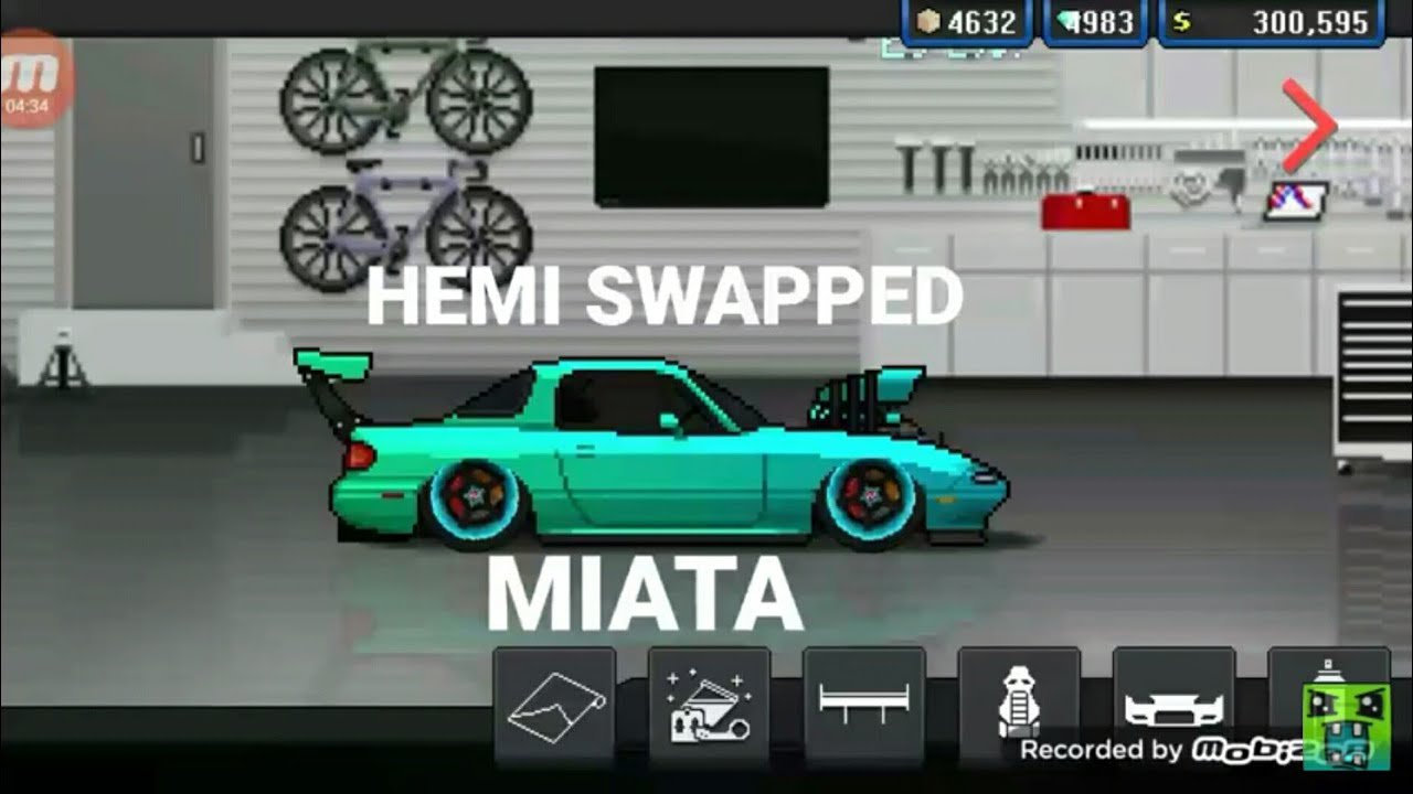 HEMI SWAPPED MIATA 2800 HORSEPOWER/PEXIL CAR RACEE - YouTube