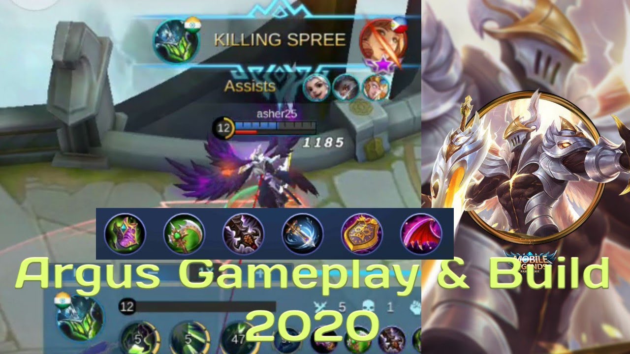 Argus Gameplay & Build 2020 Mobile Legends - YouTube