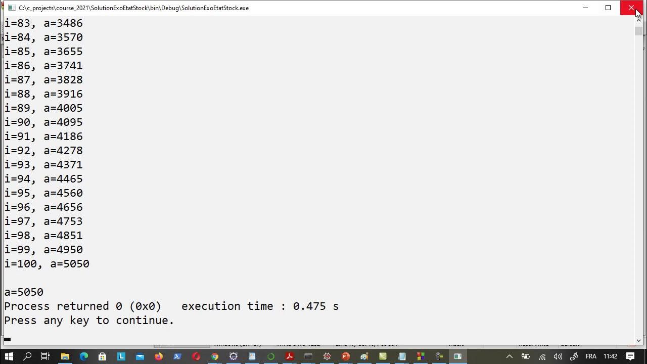 exercices boucles - YouTube