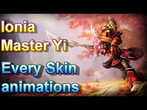 Ionia Master Yi - Skin animations - League of Legends - YouTube