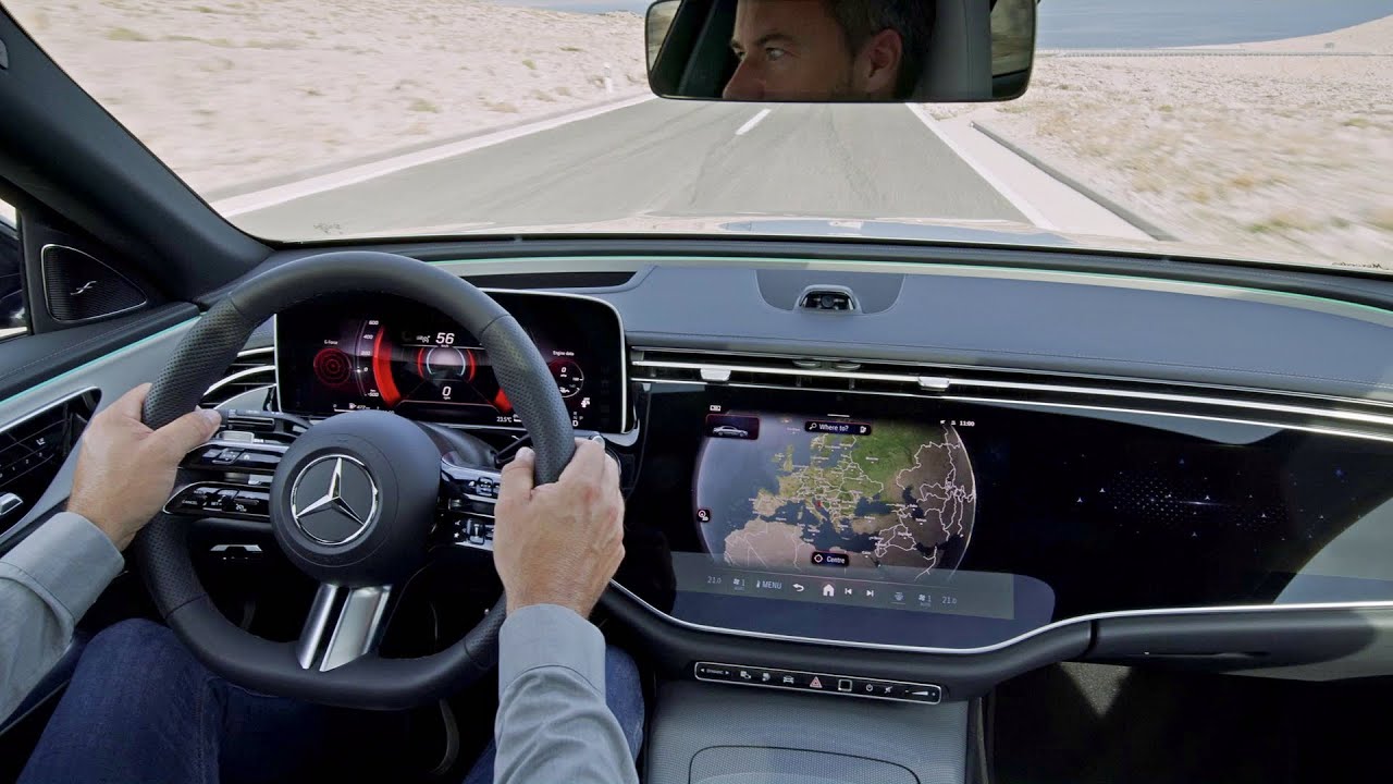 2024 Mercedes-Benz E-Class AMG Line & Exclusive W214 | DRIVING Scenes ...