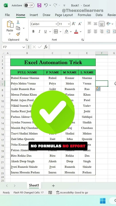 Split Data in Excel Like a Pro #shorts #excel #viral #spreadsheetmagic #exceltips #exceltricks ...