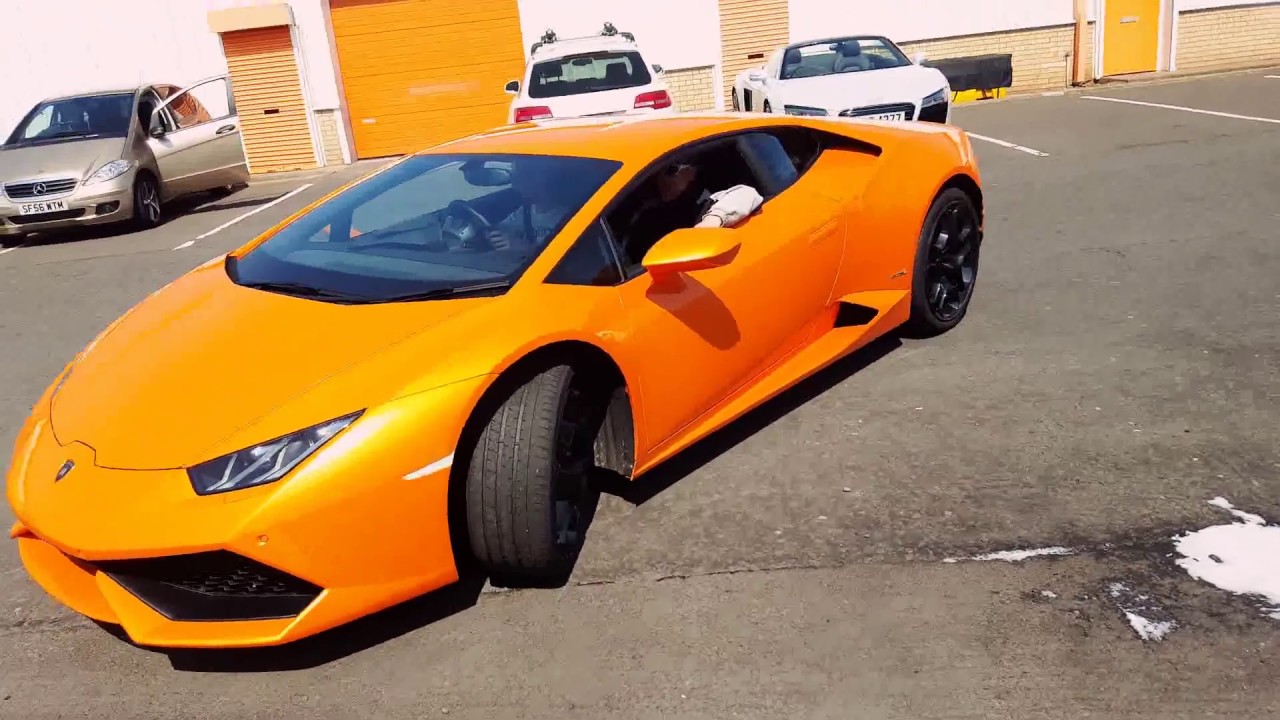 Driving the lambo - YouTube