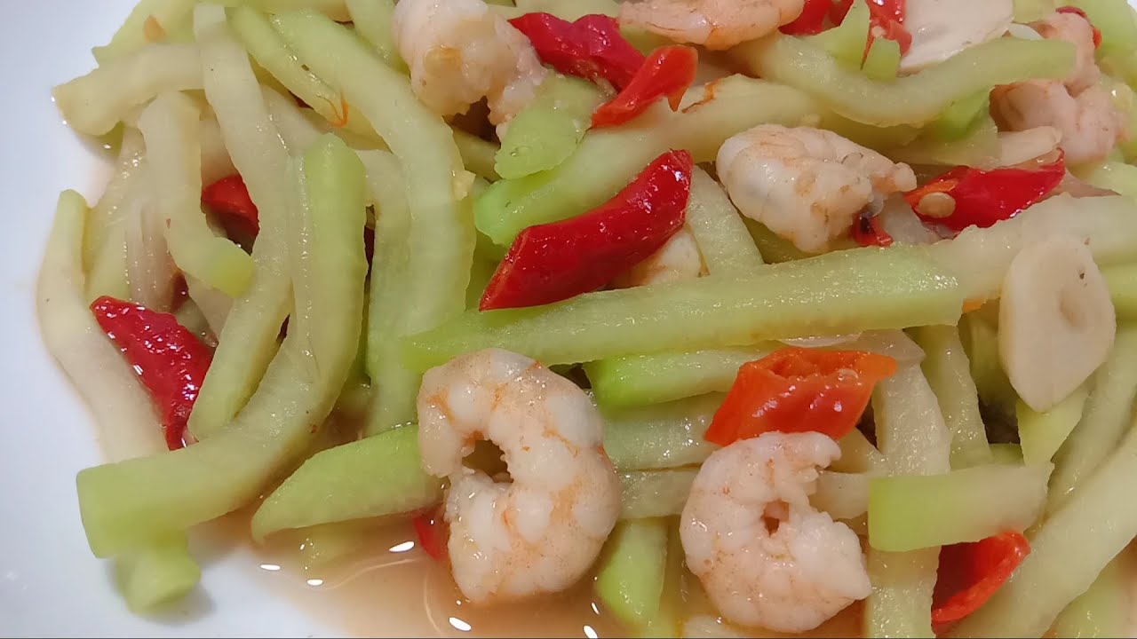 CARA MUDAH MASAK LABU SIAM || Resep Tumis Labu Siam Udang, Masakan ...