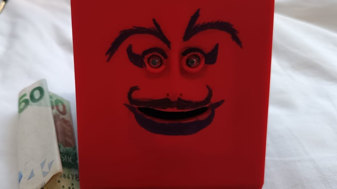 New Creepy Face Coin Bank - YouTube