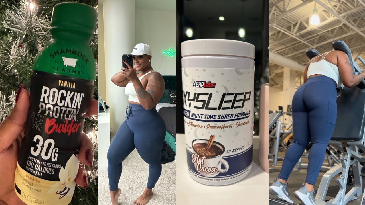VLOG | TRYING TO HIT MY PROTEIN GOALS AT ALL COSTS! + GYM GRWM + GLUTES ...