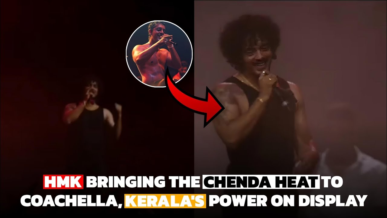 Hanumankind shows up at Coachella with chenda melam; fans go wild as he ...