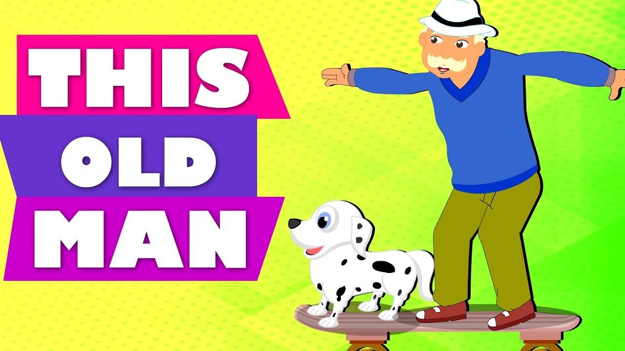 This Old Man He Played One Nursery Rhymes |Cartoon Nursery Rhymes ...