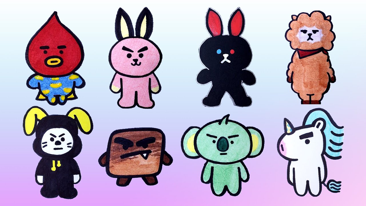 DIY BTS AT21 Shrink Plastic Series - YouTube