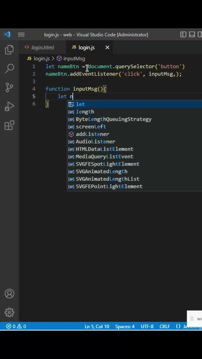 Display User Name Using Javascript Html Coading Javascript Youtube