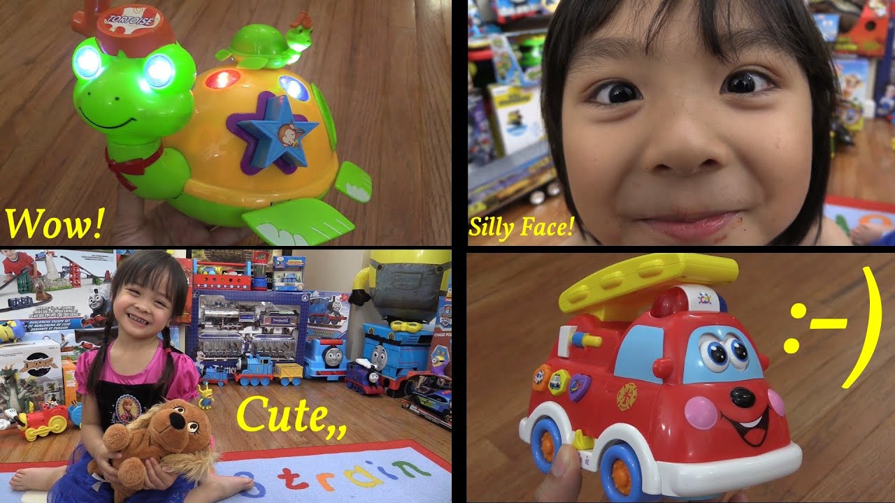 Kids Playing with Toys! Thomas & Friends, Pet Toy, Bump & Go, Stuffed ...