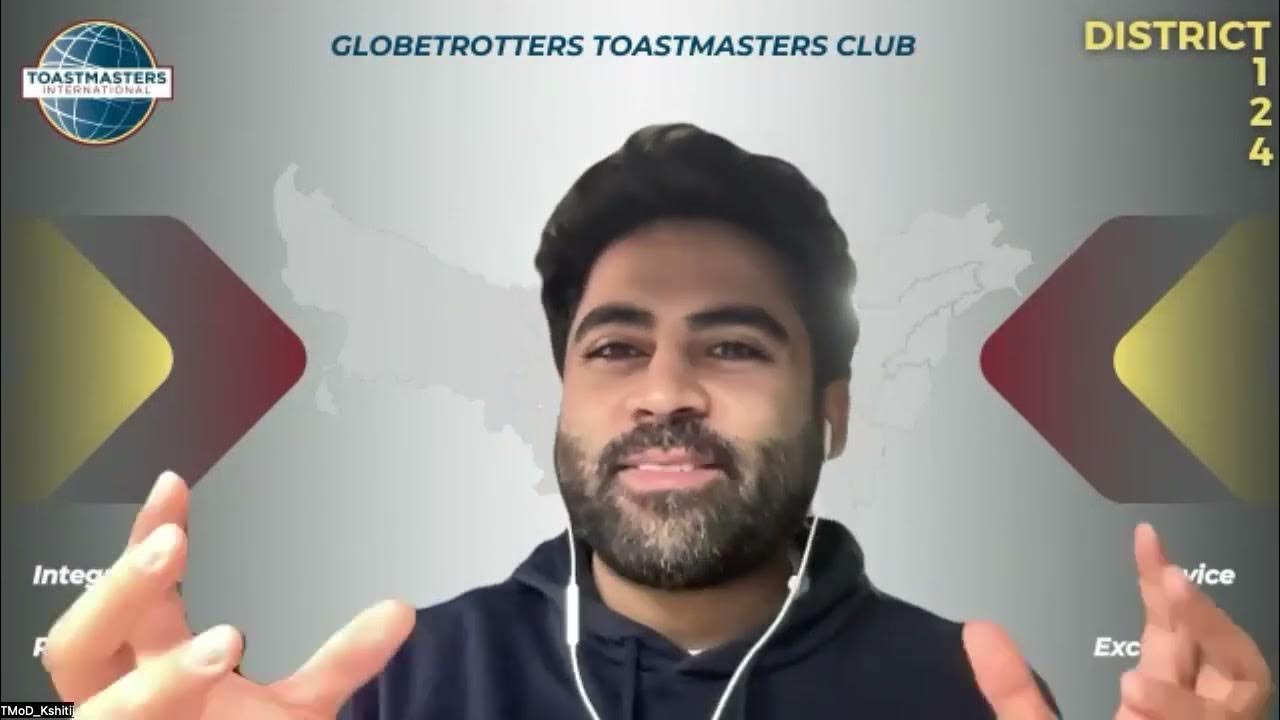 Globetrotters Toastmasters Club | 102 meeting | 10th December, 2023 - YouTube