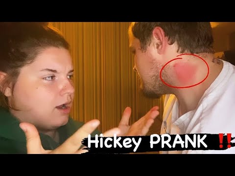 HICKEY PRANK ON GIRLFRIEND *BAD IDEA* - YouTube