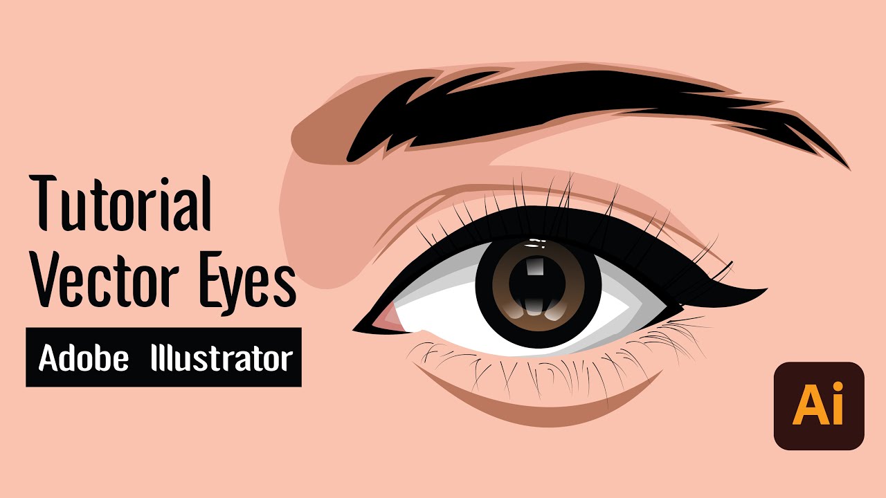 Tutorial Membuat Vector Mata (Untuk pemula) Adobe Illustrator 2020 ...