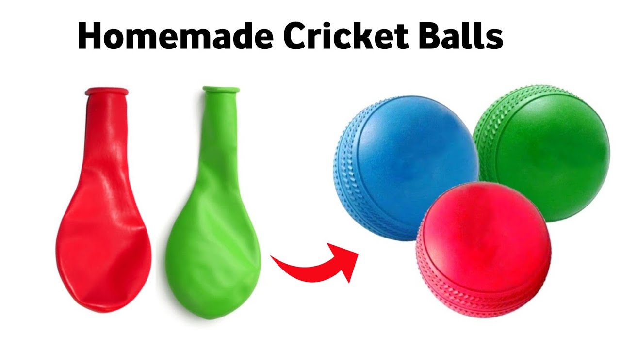 How to Make Cricket Ball at Home | Diy Bouncing Ball | Homemade Cricket ...