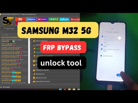 Samsung M32 5G Frp bypass unlock tool || code not working - YouTube