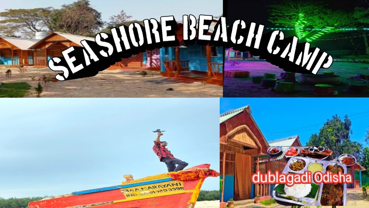 SEASHORE !! BEACH CAMP!! Dublagadi Marine Beach !! Dublagadi Budget ...