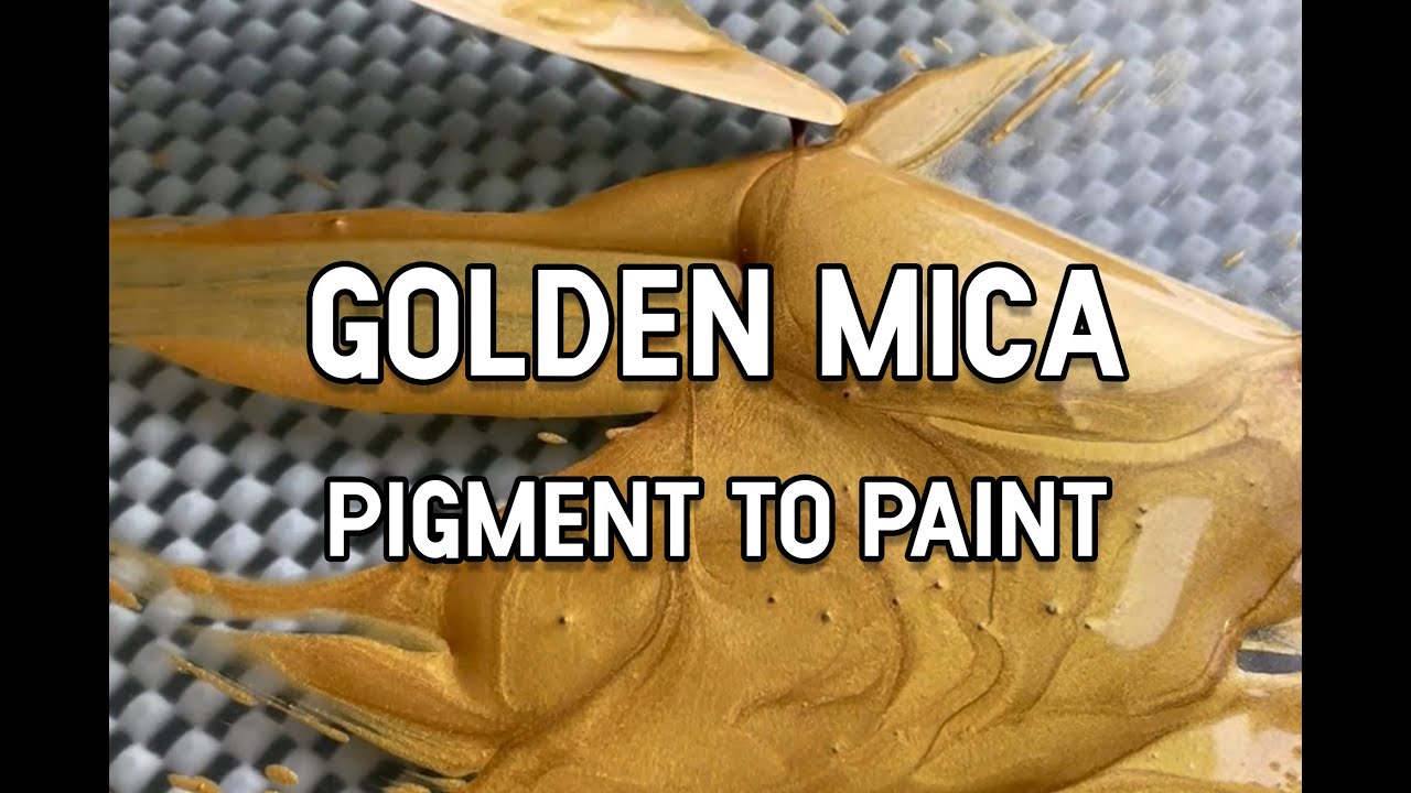 The easiest way to get gold in your painting! Golden mica watercolor ...