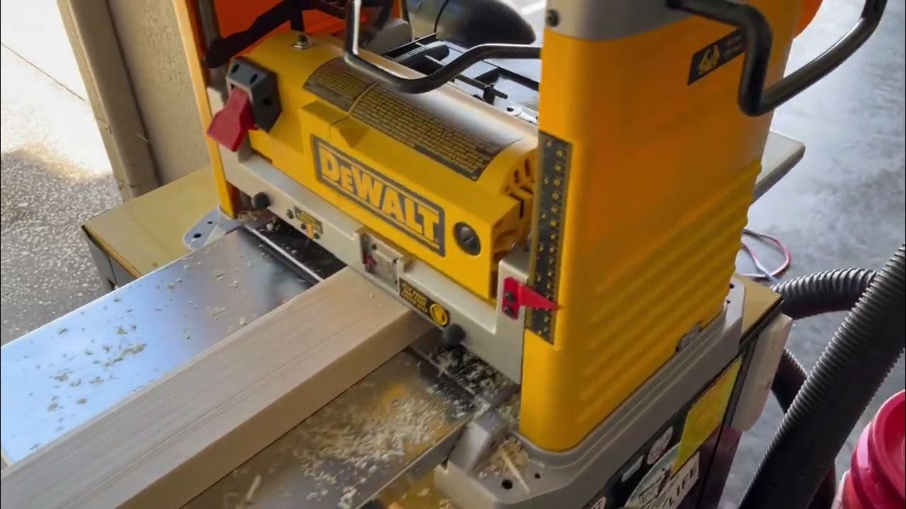 DEWALT 734 Planer - YouTube