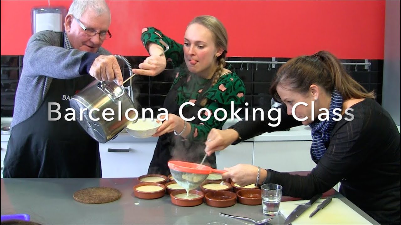 BARCELONA COOKING CLASS + la Boqueria tour - YouTube
