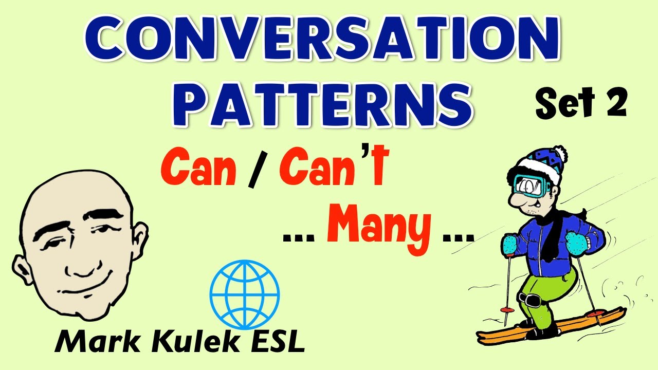 Many & Can, Can't - Conversation Patterns (set 2) | Learn English ...