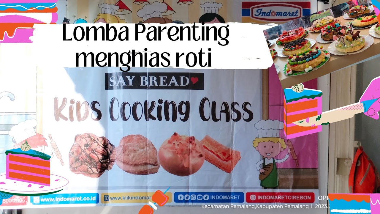 Lomba Parenting menghias roti | kids Cooking Class - YouTube