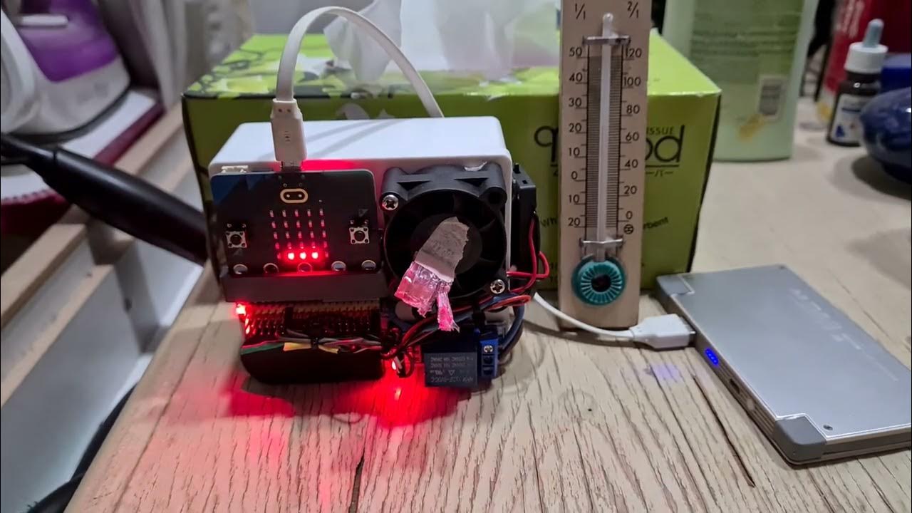 Microbit- Auto stimulating of Aircon - YouTube