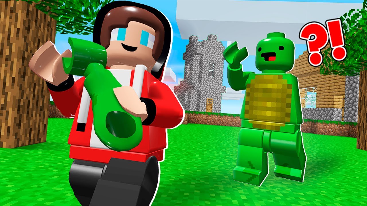 JJ and MIKEY from LEGO? JJ stole Mikey's HAND in Minecraft - Maizen - YouTube