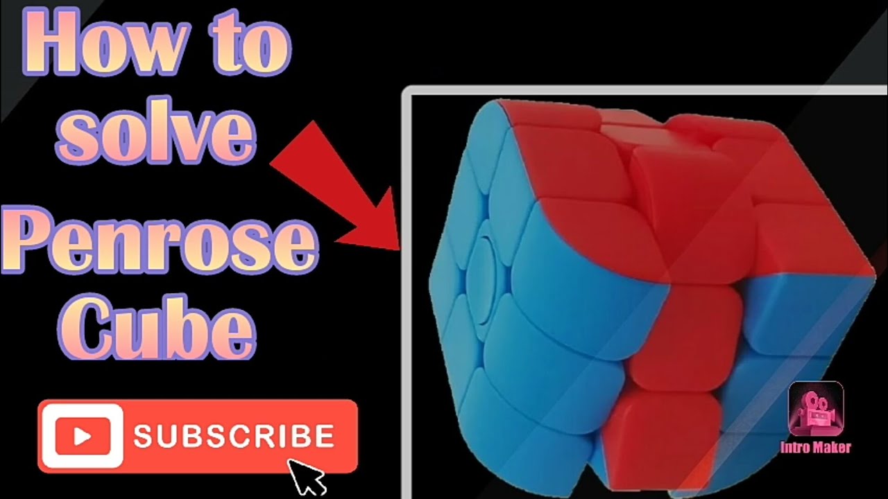 How to solve the first layer of Penrose Cube Part-1#Speedcuber# ...