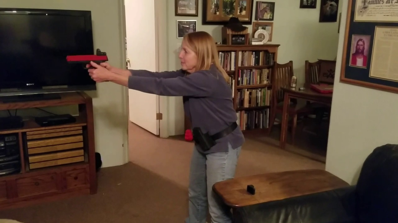 Indoor Target Practice With S.I.R.T Gun - YouTube
