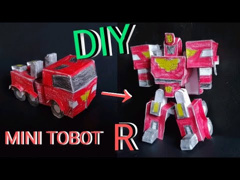 CARA MEMBUAT MINI TOBOT R (HOW TO MAKE A MINI TOBOT R) | DIY MINI TOBOT ...