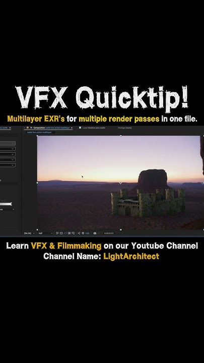 VFX Quicktip: Use Multilayer EXR's to have multiple passes in one sequence - YouTube