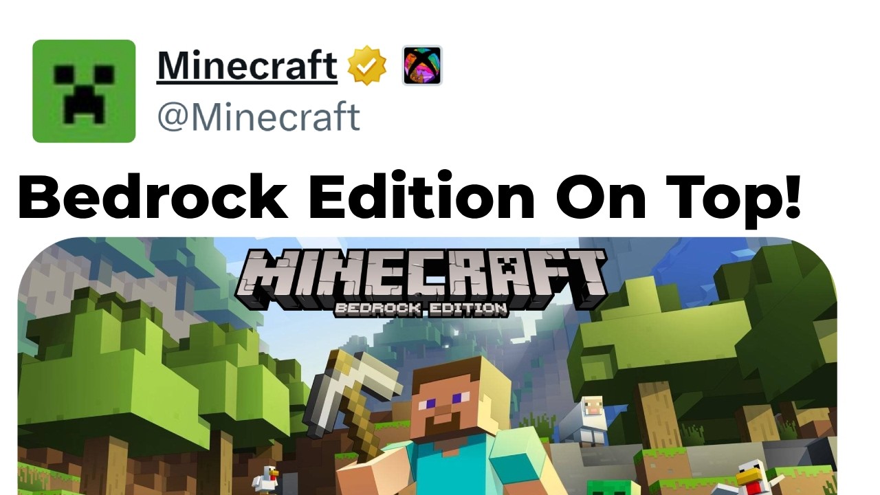 Minecraft Bedrock Edition is finally getting better.. - YouTube