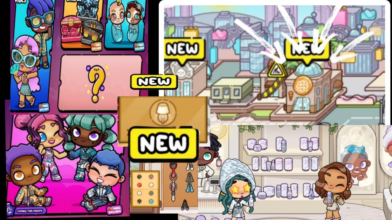 NEW UPDATE ALL SECRETS OF SKINCARE SHOP AND GLAM SHOP // AVATAR WORLD ...