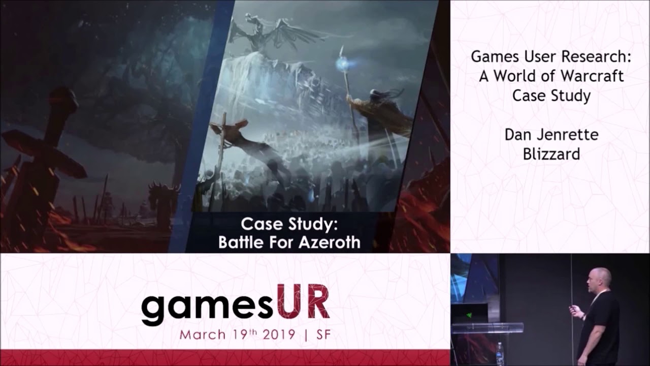 Games User Research: A World of Warcraft Case Study - Dan Jenrette ...