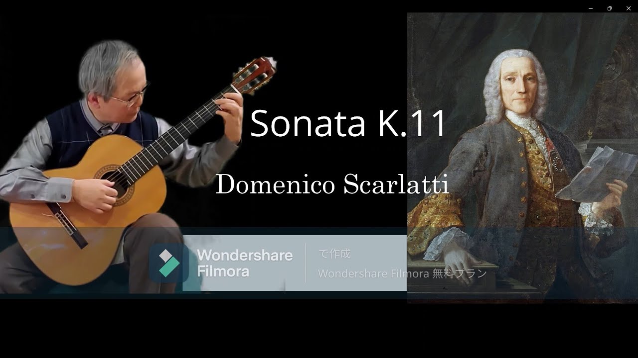 Domenico Scarlatti : Sonata K11（D.スカルラッティ ソナタK11） - YouTube