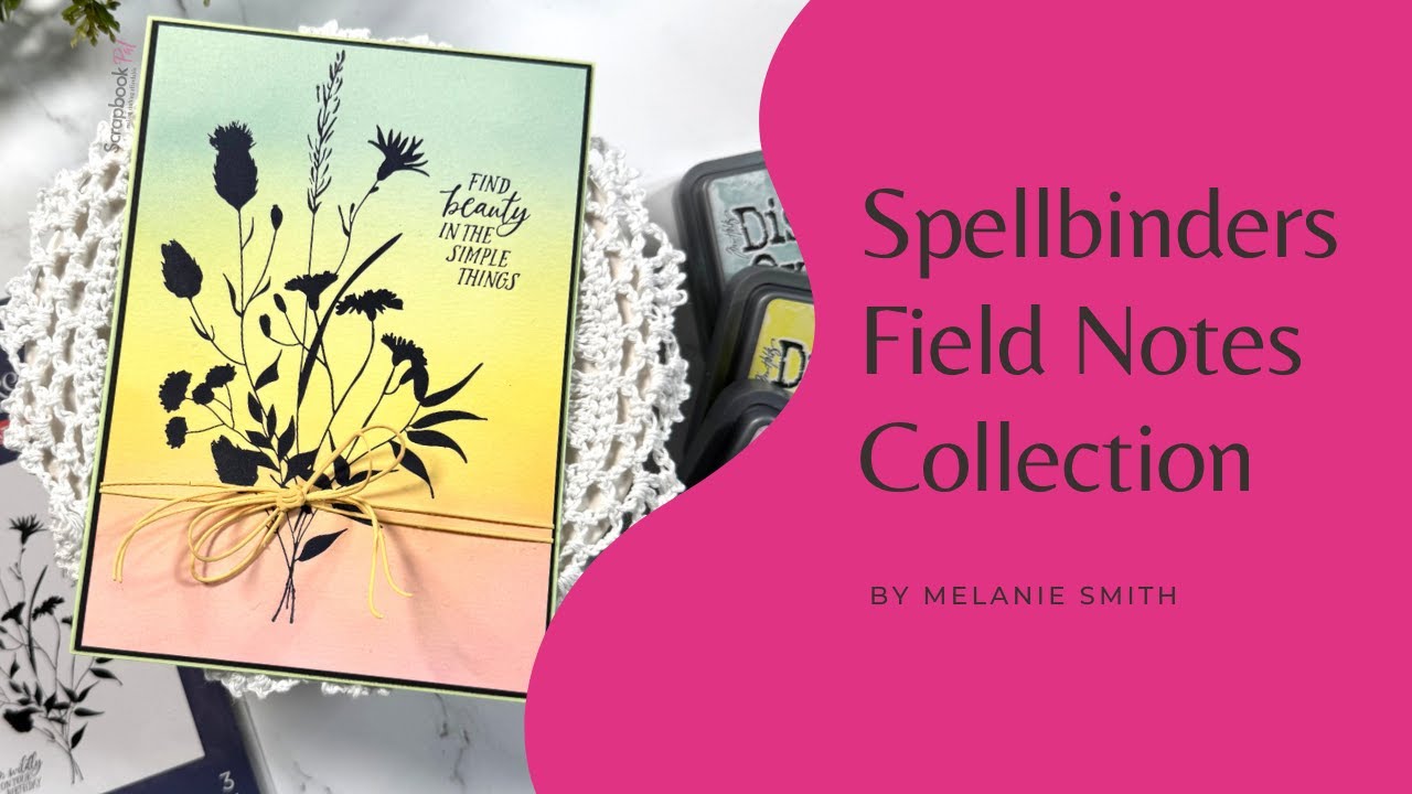 Spellbinders | Field Notes Collection | Card Making Tutorial - YouTube