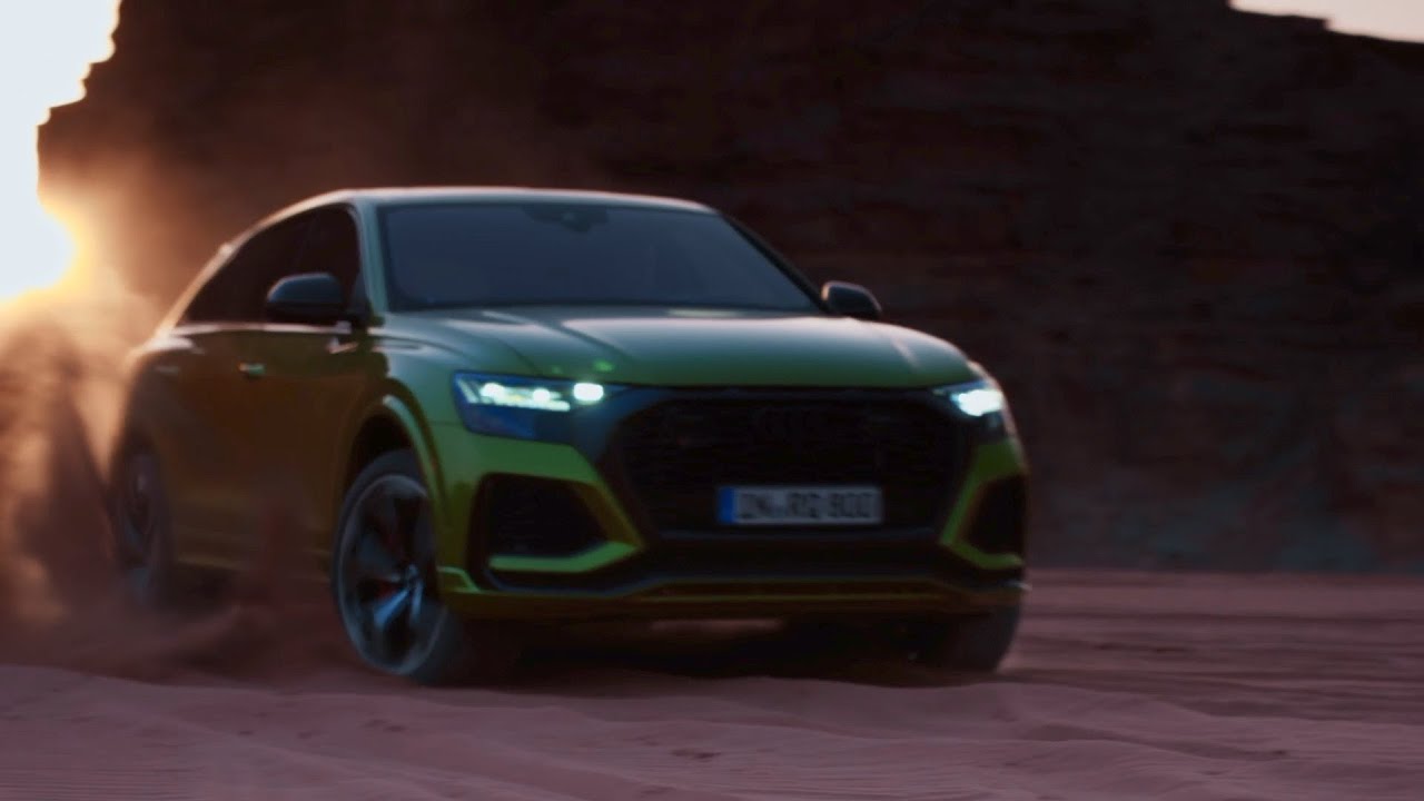Audi RSQ8 Driving Exterior on road and off road - YouTube