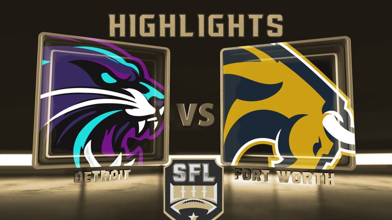 HIGHLIGHTS: SFL Season 25, Week 7 - Detroit @ Fort Worth - YouTube