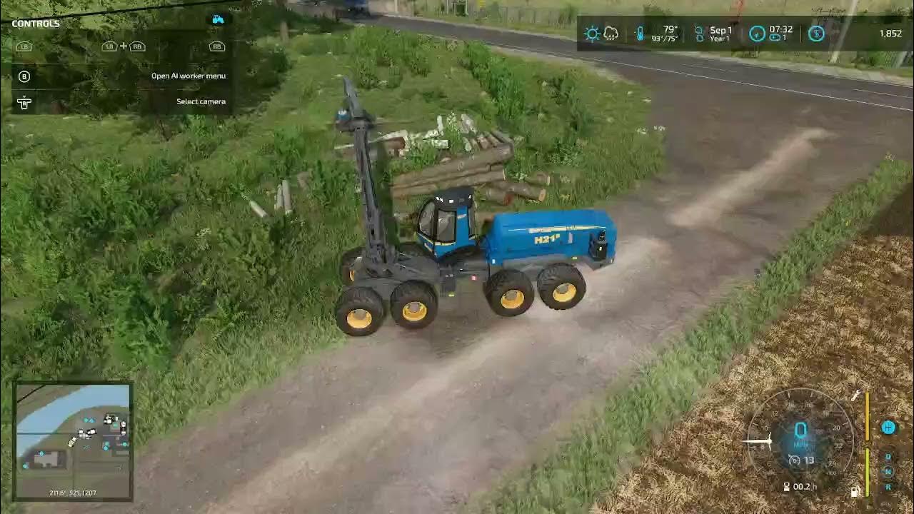 evergreen valley first look Farming Simulator 22 ep2 - YouTube