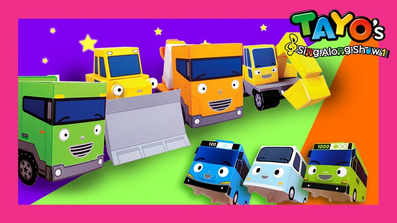 Tayo the strong heavy vehicles Song l Tayo Bahasa Indonesia Theme l ...