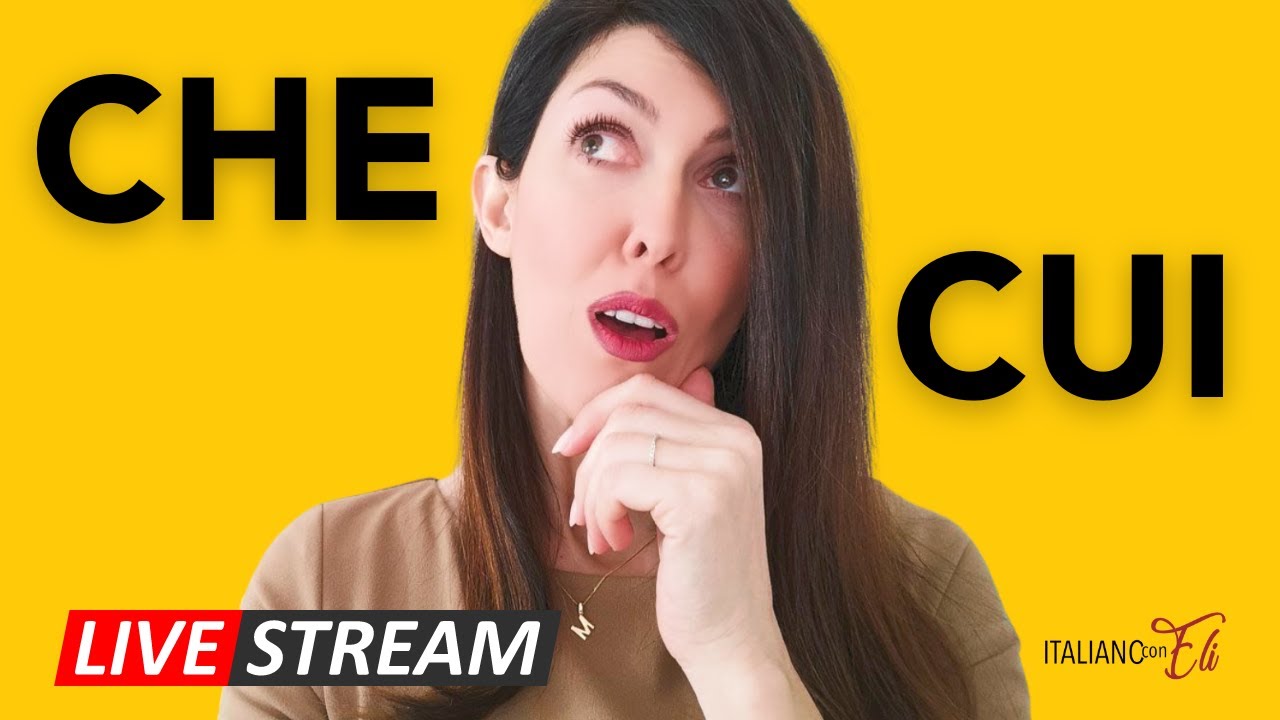 Italian Relative Pronouns: Test Your Knowledge with the Che and Cui ...